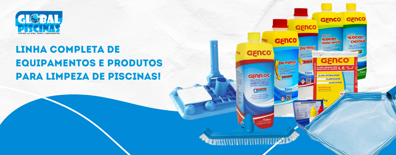 PRODUTOS PARA LIMPEZA DE PISCINA DE VINIL - Global Piscinas